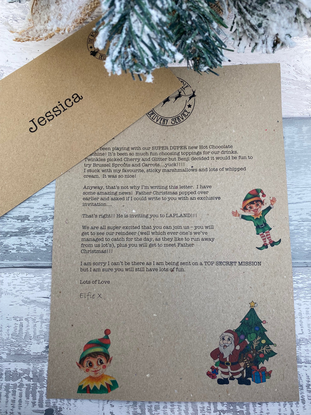 Invitation To Lapland - Personalised Letter From Elf - Lapland Reveal ...
